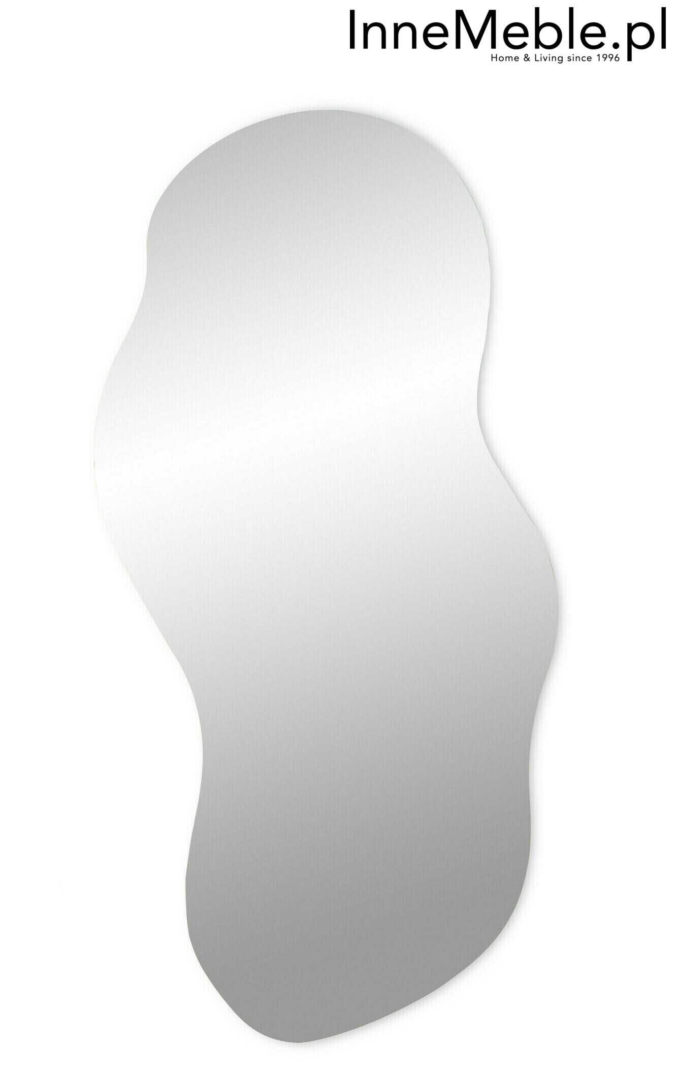 Lustro wiszące 150 cm, lustro bez ramy, lustro na ścianę, lustro ...